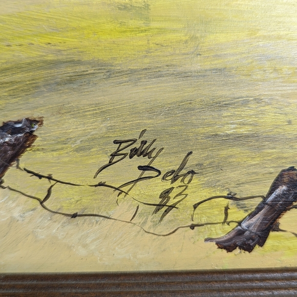 Realism Billy Relo | Art | Vintage Oil Painting On Board Signed Billy ...